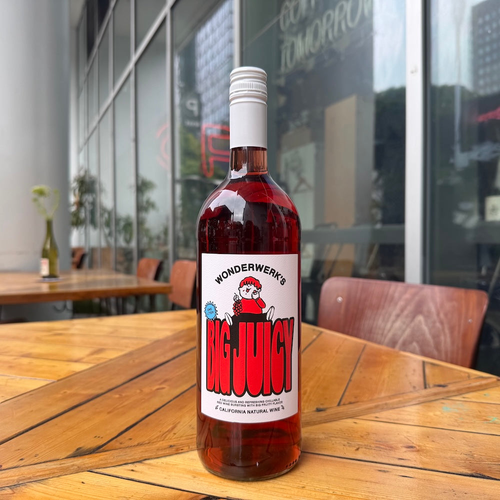 Wonderwerk BIG JUICY 2024, 1000mL Chillable Red Wine Bottle (12.5% ABV – Good Clean Fun
