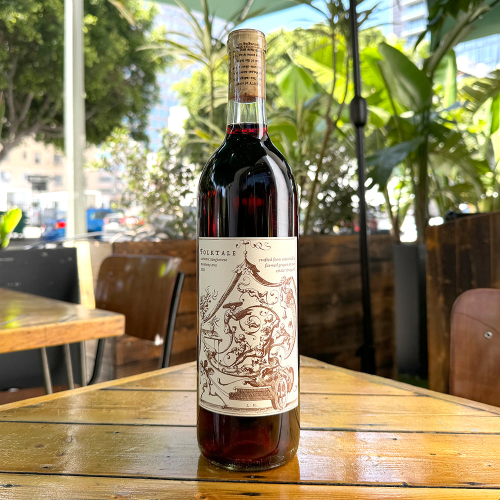 Folktale Carbonic Sangiovese 2021, 750 mL Chillable Red Wine Bottle (1 ...