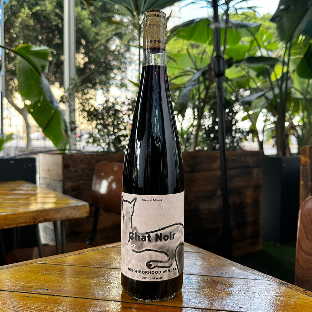 Neighborhood Winery Chat Noir 2023, 750mL Chillable Red Wine Bottle (1 ...