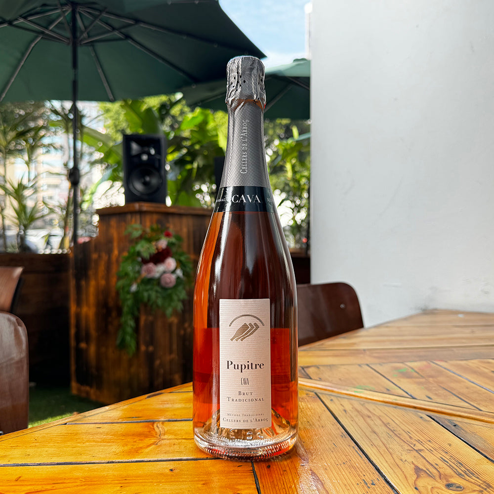 Pupitre Cava Brut Rosato NV, 750 mL Sparkling Rose Wine (11.5% ABV ...